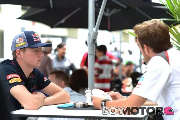 Max Verstappen og Giedo van der Garde