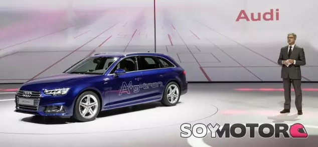 Audi A4 Avant g-tron A3 Sportback g-tron - SoyMotor இன் அடிச்சுவடுகளைப் பின்பற்றுகிறது.