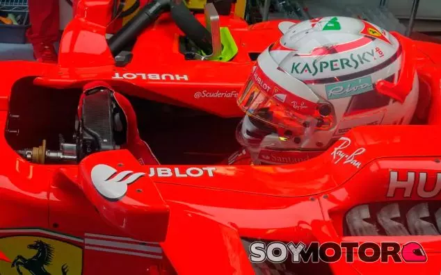 Antonio Giovinazzi sa Ferrari SF70H - SoyMotor