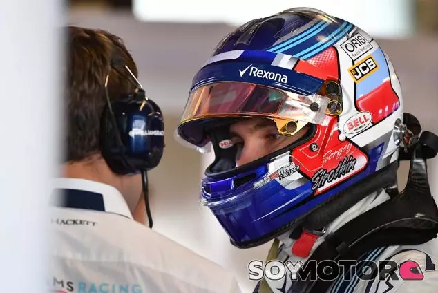 Sergey Sirotkin di Yas Marina