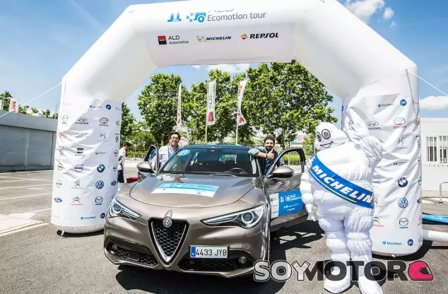 I-ALD Ecomotion Tour 2018: umceli mngeni wokusebenza kakuhle emva kwevili le-Alfa Stelvio