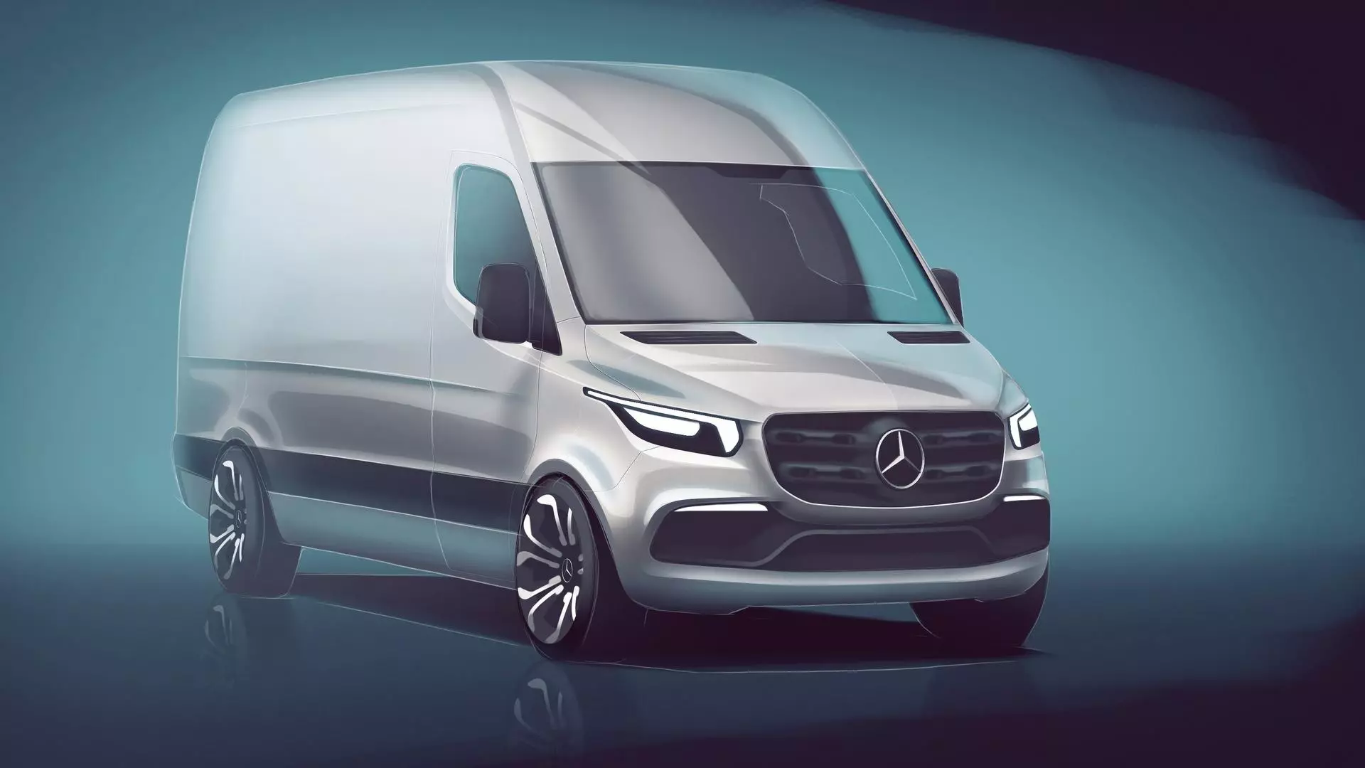 Mercedes Sprinter 2018: pierwszy teaser najbardziej eleganckiego vana