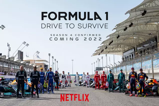 Čtvrtá sezóna 'Drive to Survive' bude k vidění na Netflixu