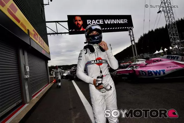 Lance Stroll i Spa