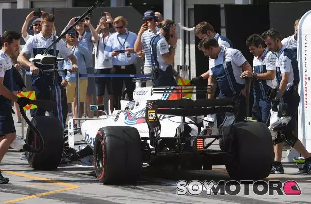 Lance Stroll på Hungaroring