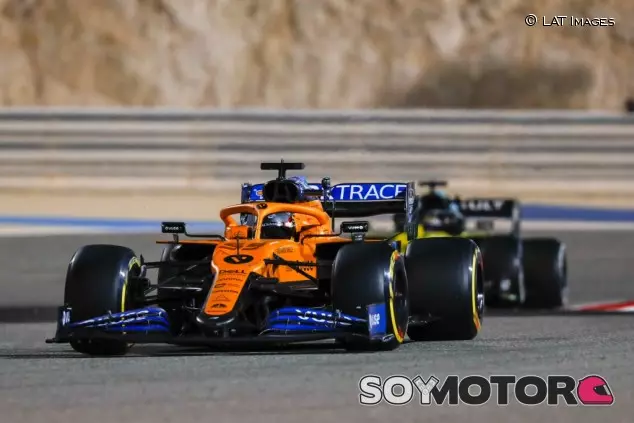 McLaren na Sakhir F1 GP 2020: neděle