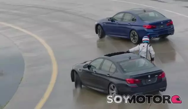 O BMW M5 recupera o récord de patinaxe máis longo do mundo