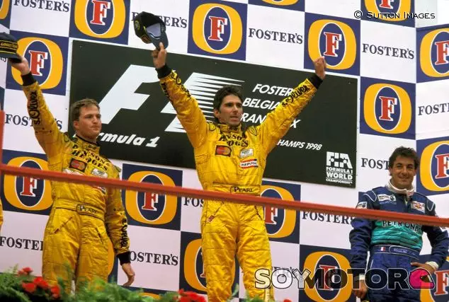 1998 Belgian GP podium - SoyMotor