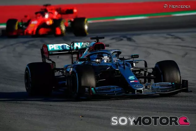 Lewis Hamilton al Circuit de Barcelona-Catalunya