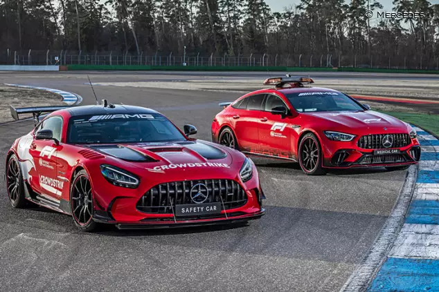 These will be the safety car and the medical car of Formula 1 in 2022