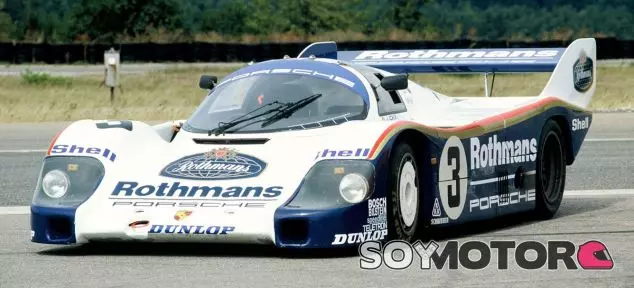 Porsche 956 e tšoaile mehla lipakeng tsa 1982 le 1986 - SoyMotor