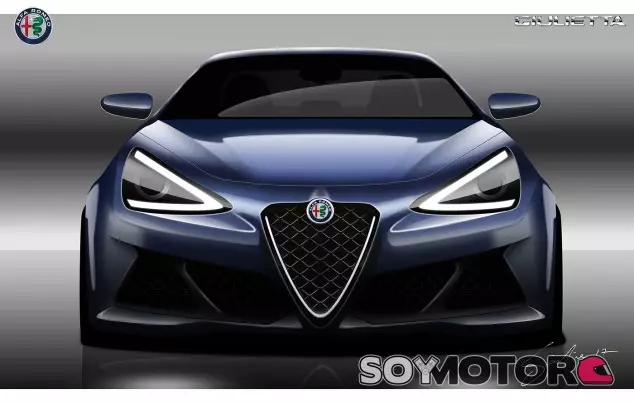 Alfa Giulietta rendering