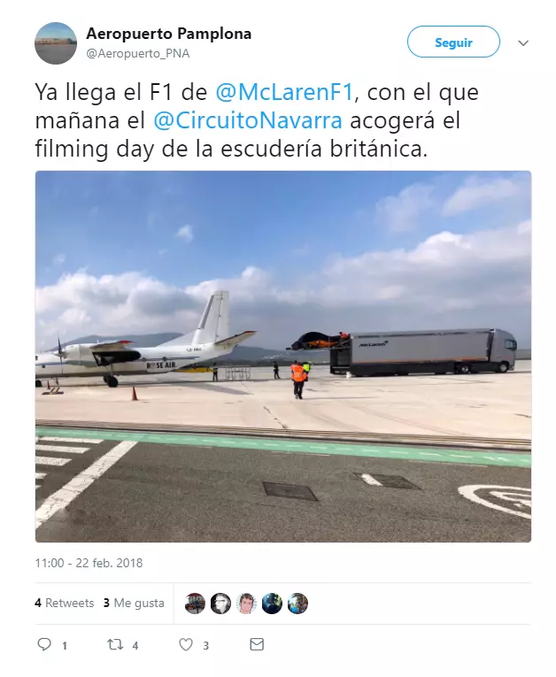 Il-McLaren MCL33, mikxufa fl-ajruport ta’ Pamplona 34415_2