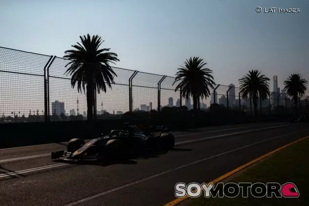 Haas by die Australiese GP F1 2019: Sondag