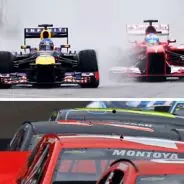 2013 F1 Malaysian Grand Prix-komenco kaj NASCAR-vetkuro en Indianapolis