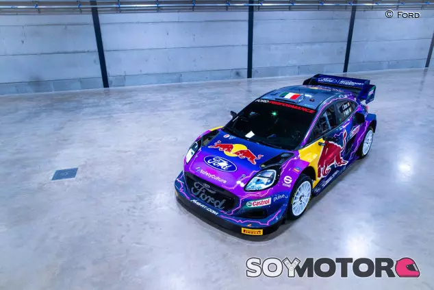 M-Sport Ford تكشف النقاب عن سيارة Puma Rally1 مع طلاء Red Bull