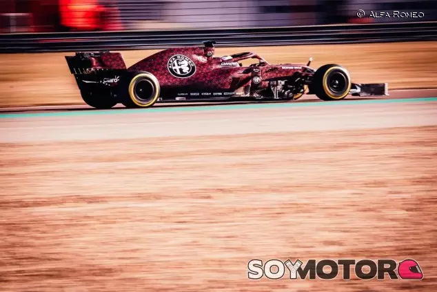 Η Kimi Räikkönen με την Alfa Romeo στο Fiorano - SoyMotor