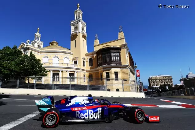 Toro Rosso на Гран-при Азербайджану F1 2019: субота