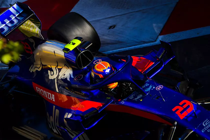 아제르바이잔 GP F1 2019에서 Toro Rosso: 일요일
