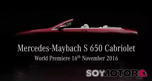 De première van de Mercedes-Maybach S 650 Cabriolet vindt plaats op 16 november - SoyMotor