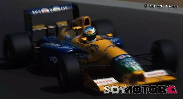 Michael Schumacher na GP Włoch w 1991 roku