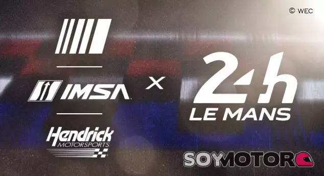 Samochód Nascar w Le Mans 2023