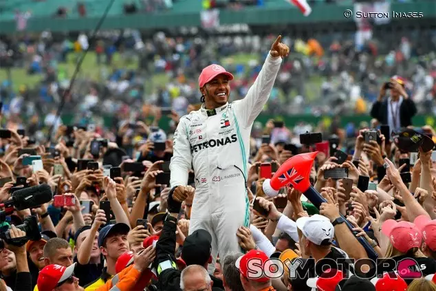 Lewis Hamilton, menang dalam GP British F1 2019 - SoyMotor