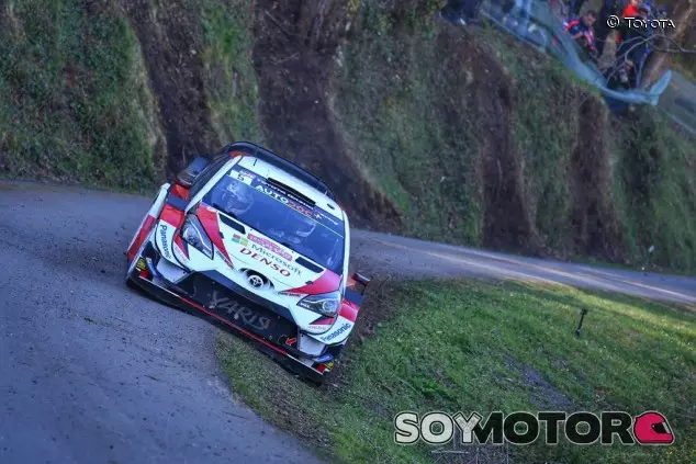 Meeke bale Corsica Shakedown