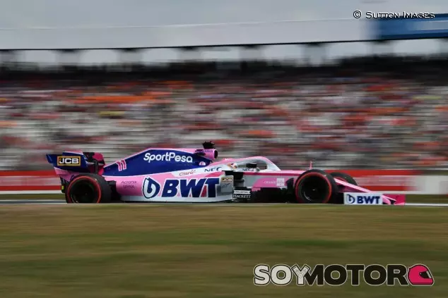 Sergio Pérez ĉe la Germana GP F1 2019 - SoyMotor