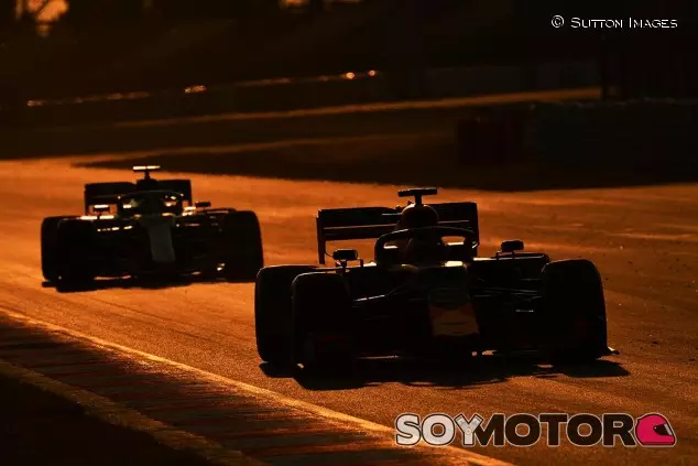 Scene from the 2019 Formula 1 preseason - SoyMotor