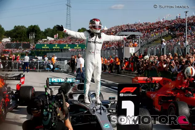 Lewis Hamilton, wanda ya lashe GP F1 na Hungary 2019