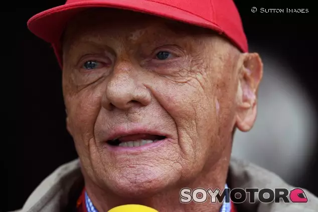 Niki Lauda hos Silverstone