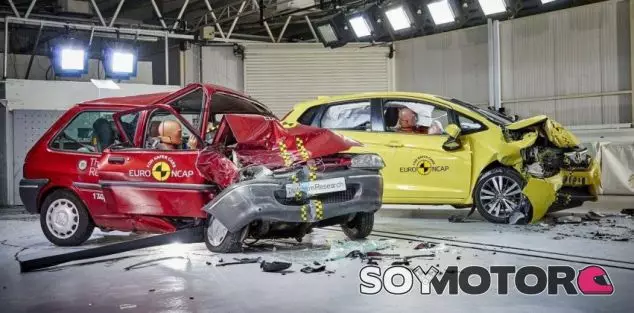 EuroNCAP يا ڇو ته 20 سال اڳ جي ڀيٽ ۾ اڄ حادثو ٿيڻ بهتر آهي- SoyMotor.com