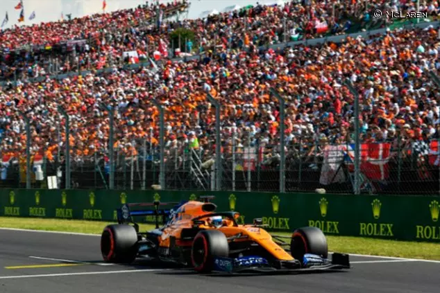 McLaren ao amin'ny Hongroà GP F1 2019: Alahady