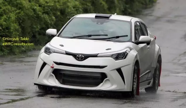 Toyota C-HR රැලි දැනටමත් ආලෝකය දැක ඇත