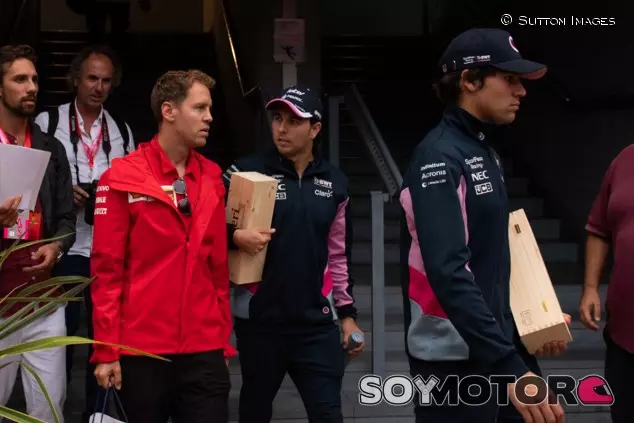 මොන්සා සිද්ධියෙන් පසු Vettel Stroll ගෙන් සමාව අයැද සිටියේය