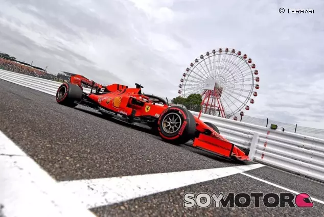 Vettel, Japonya'da 2019'un ikinci Pole'sini imzaladı: