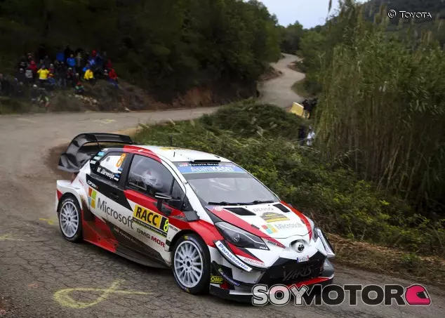 Rally Spanien 2019: första 