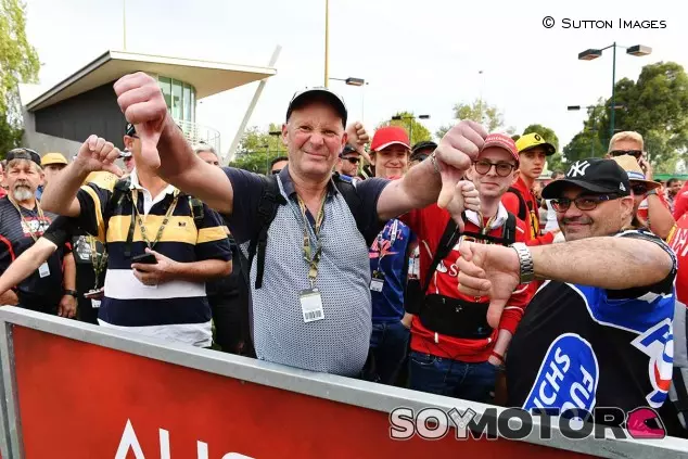 Onzefridden Fans am Albert Park