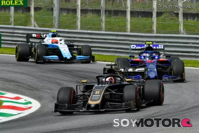 Romain Grosjean at the Italian GP F1 2019