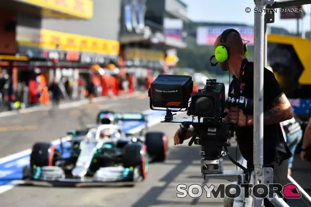 Operator ng camera sa Belgian GP 2019 - SoyMotor