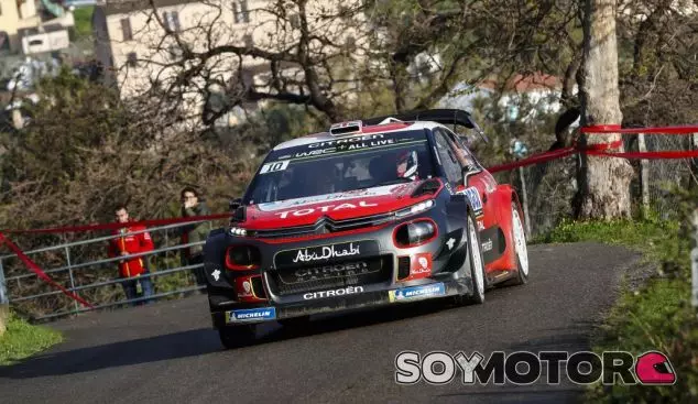 Kris Meeke 2018ko Korsikako Rally Shakedown-en