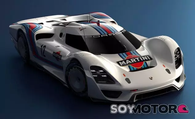 Porsche 908/04 LH Vision GT inajumuisha nodi kwa Mission E, 919 Hybrid au 918 Spyder - SoyMotor