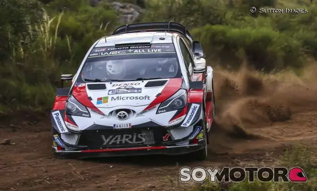 Ott Tänak op de Rally van Argentinië 2018