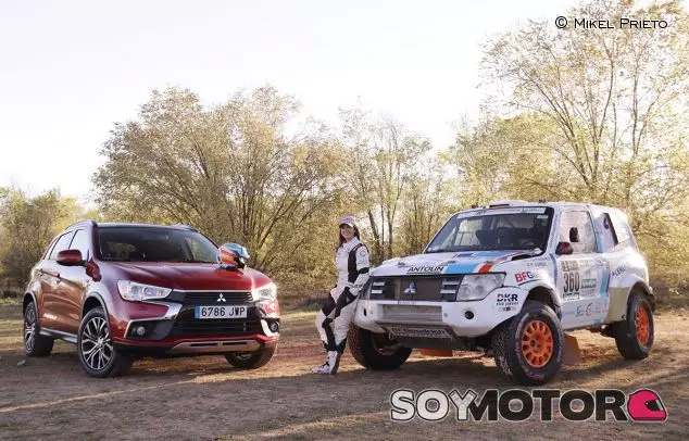 Кристина Гутиеррес бо Mitsubishi Montero ва ASX