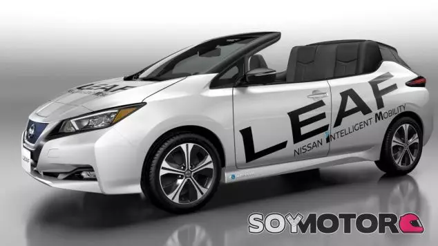 Nissan Leaf Open Car: gari la umeme linalouzwa vizuri zaidi linaweza kubadilishwa