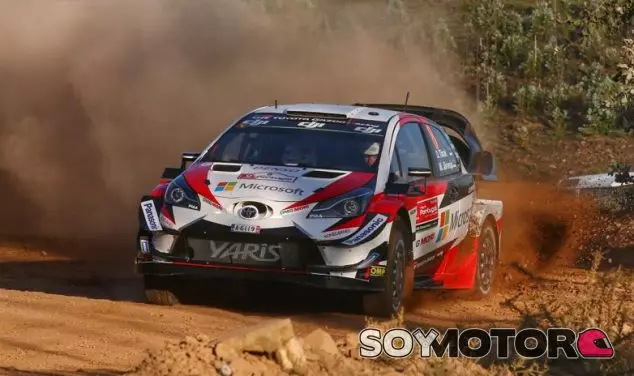 Ott Tänak am 2018 Rally de Portugal Shakedown