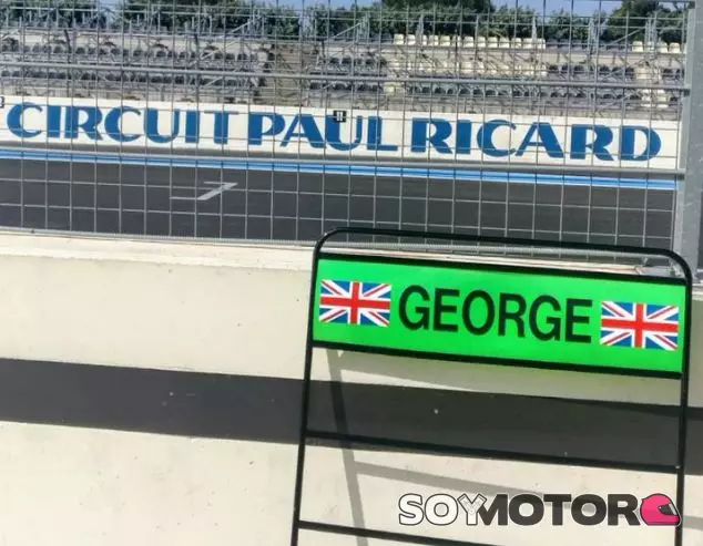 George Russell tavle hos Paul Ricard – SoyMotor.com