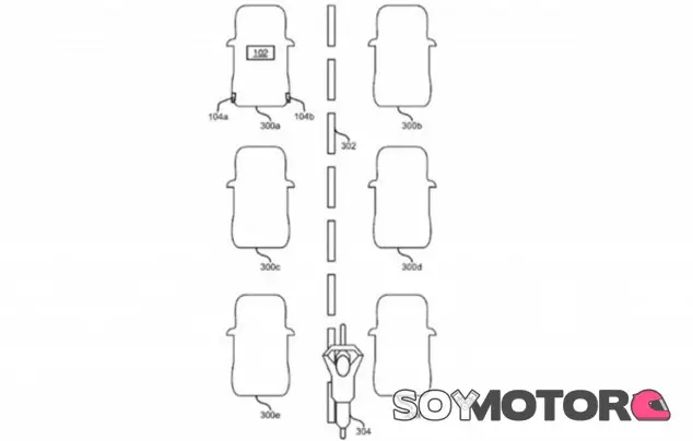 Şeritler arasında hareket eden bisikletçilerle kazaları önlemek için patent planı - SoyMotor