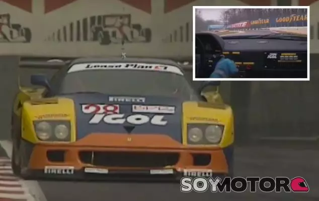 Avèk yon Ferrari F40 alantou Monza